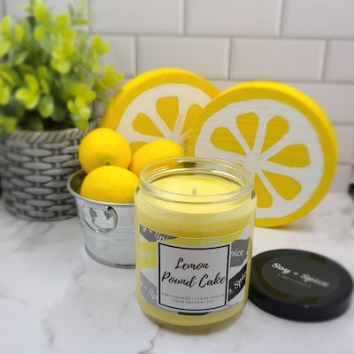 Set of 2 Wooden Lemon Slices Lemon Tiered Tray Decor Wood Lemon Slice ...