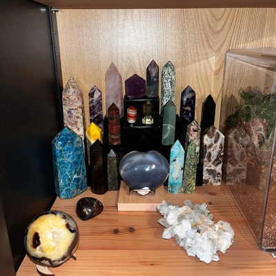 Custom Two Tiered Crystal Tower Stand - Etsy