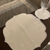 Colorful Linen Medallion Placemats, Embroidered Table Mats With White ...