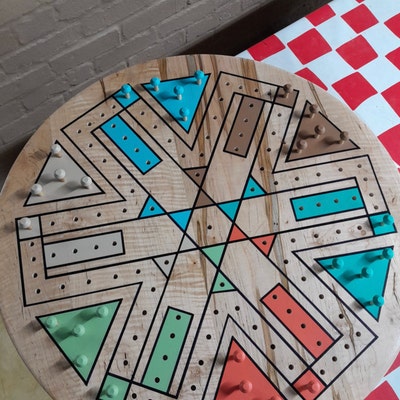 Fast Track 18 or 24 Maple amishcountry Game Board W/cards ...