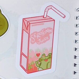 Ghost With Frogs Glossy Vinyl Sticker - Etsy