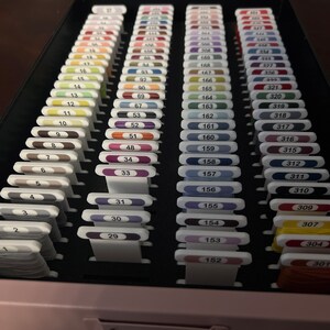 DMC Floss Chip Storage System Acrylic Floss Chips for DMC - Etsy UK