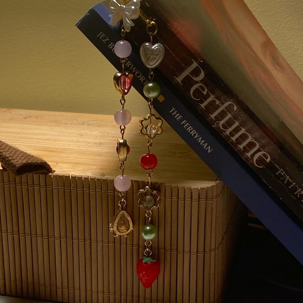 Metal Bookmarks II | Dangling Beaded Bookmark | Gift Idea | Charm ...
