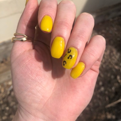 Sun-daze-yellow Dip Powder, Yellow Nail Dip, Dip Powder, Nail Dip ...