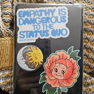 Hot Girls Listen to Kublai Khan Sticker - Etsy