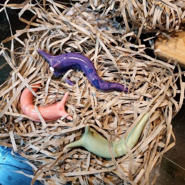 Ceramic Slugs - Assorted Pack of X3 - Etsy