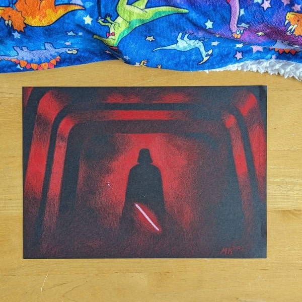 Print - Pastel Drawing - Alien Isolation - Sizes 8" X 12" to Poster - Etsy