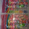PERSONALISED Travel Snack Box Label Vinyl Decal Sticker - STICKER ONLY ...