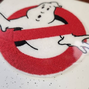Ghostbusters Cartoon Logo Patch Embroidered Iron on Patch RGB Flight ...