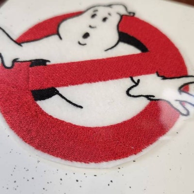 Ghostbusters Cartoon Logo Patch Embroidered Iron on Patch RGB Flight ...