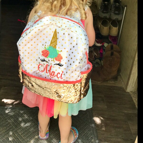 Unicorn Backpack - Etsy