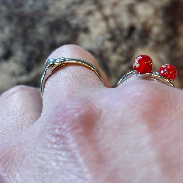 Ouroboros Ring in Sterling Silver by Universe Becoming - Etsy