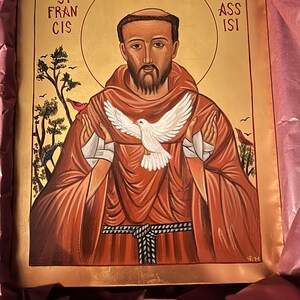 Hand Painted Byzantine Icon of Saint Joseph - Etsy