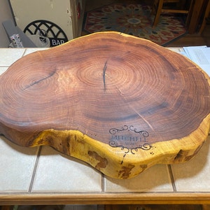 Stump Chopping Block or Wedding Cake Stand Combo 4 Thick Butcher Block ...