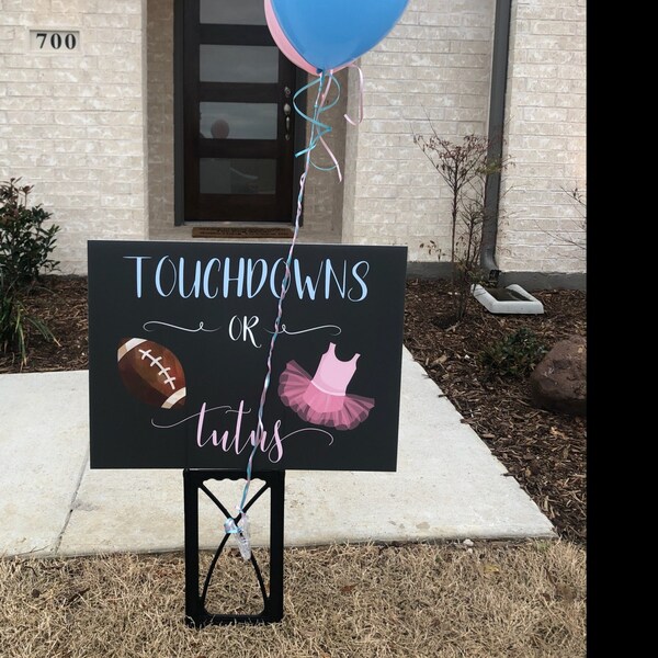 Touchdowns or Tutus, Gender Reveal Ideas, Touchdown or Tutu, Tutus and ...