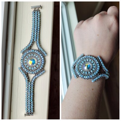 Craw Bracelet Pattern, Beaded Bracelets Making Pattern , Beading ...