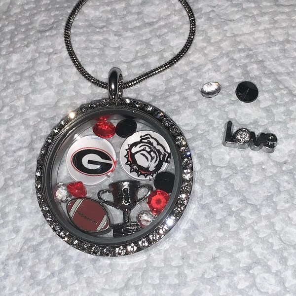 Lion King Inspired Floating Charm Locket Necklace - Etsy