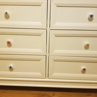 Set of 8 Vintage Sewing Thread Spool Labels Knobs Cabinet - Etsy Canada