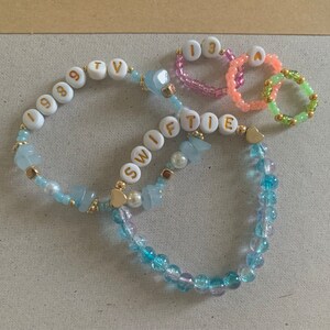 Handmade Aesthetic Set of Two Pearls Beads and Gold Heart Beaded ...