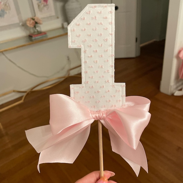 Birthday Number Cake Topper - Etsy