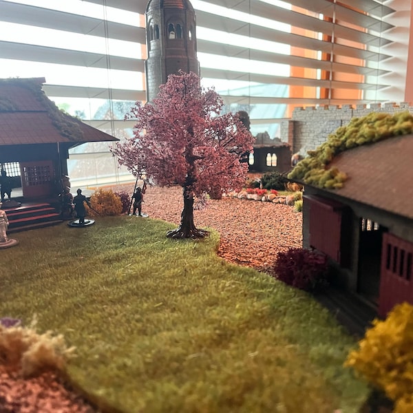 Seafoam Trees Box Mixed Size - Model Scenery Perfect for Miniature War ...