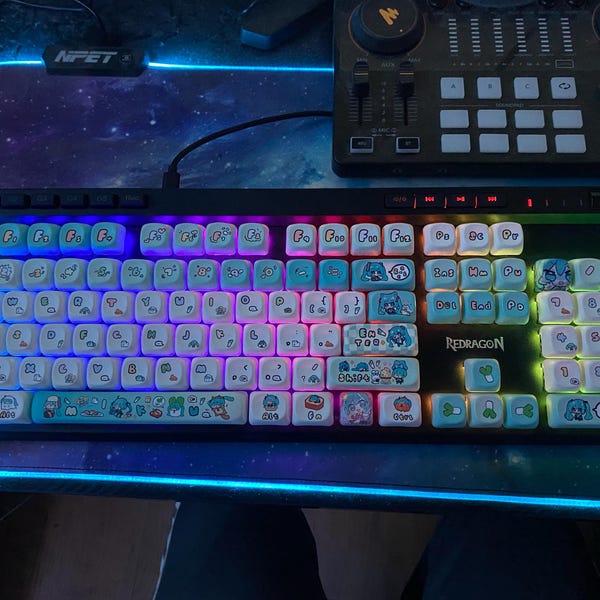 Pixelated Mario Keycap Set - MOA and Cherry Profile Keycap Sets - SNES ...