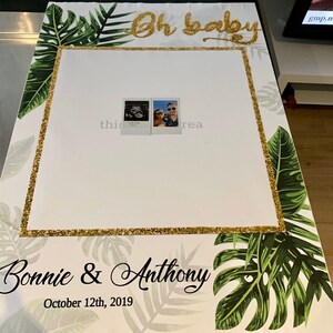 Neon Aloha Photo Booth Frame Printable Hawaiian Selfie Frame - Etsy