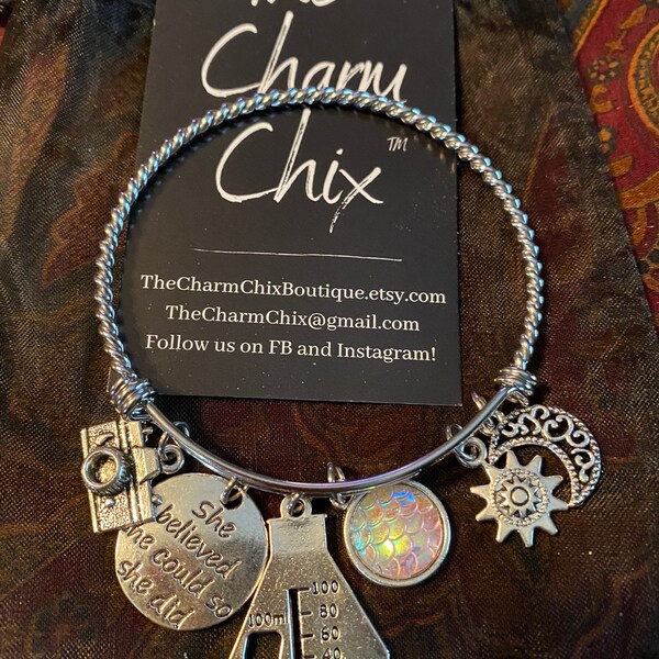 Travel Theme Charm Bracelet - Perfect for Avid Travelers - A Charming ...