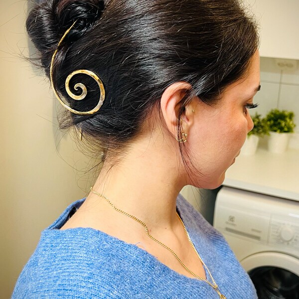 Handmade Hair Comb, Funct. Length 6,5cm,unique Piece,handcrafted,metal ...