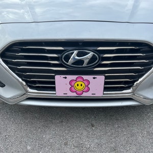 Peace Symbol License Plate Retro License Plate. Muted Rainbow - Etsy