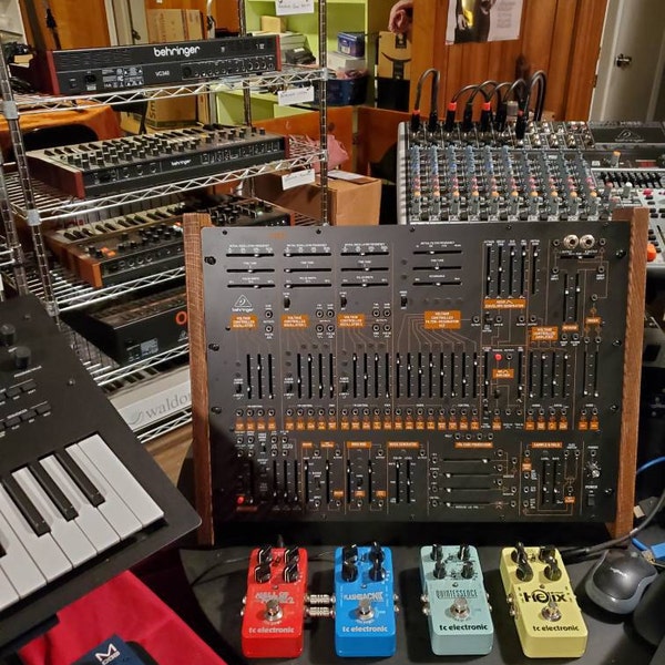 Behringer 2600 Stand / 8u Desktop Synth Rack / Solid Oak Stand for ...