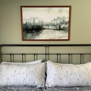 Aspen Tree Wall Art Spring Tree Art Print Abstract Watercolor Painting ...