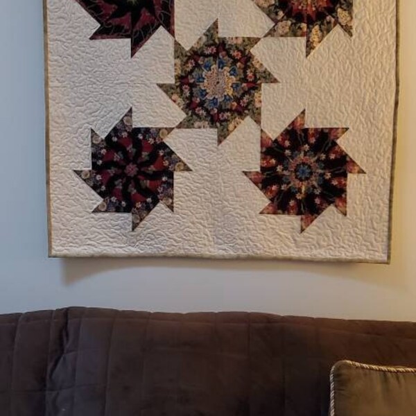 Modern Floating Wall Shelf, Java-stained Cherry & Maple Shelving Unit ...