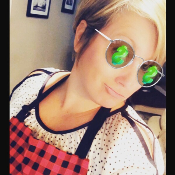 Coffee Apron for Women / Retro Apron With Ground Coffee With Stripes ...