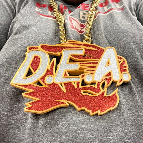 Custom Basketball Turnover Chain Logo Miami Cuban Link Swag Bling ...