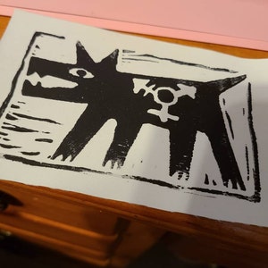 Trans Dog Patch Sew or Glue On - Etsy