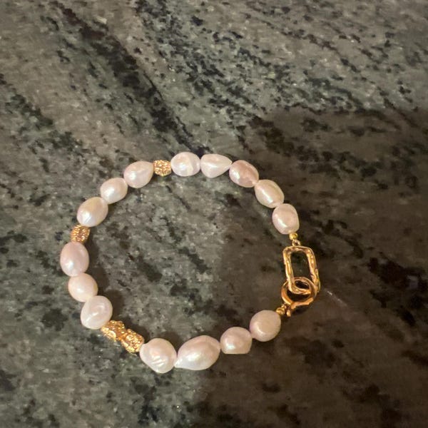 Real Pearls, Comfortable and Simple Bracelet, Elegant Pearl Bracelet ...