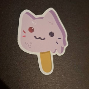 Cat Melon Soda Glitter Sticker/ Cat Sticker/ Cute Sticker/ | Etsy