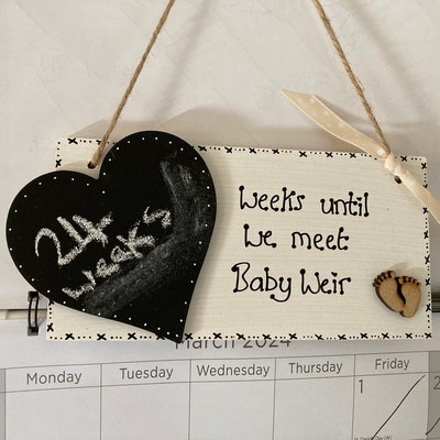 Countdown to Retirement Wooden Sign Chalkboard Plaque Retirement Gift ...