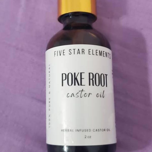 Poke Root Castor Oil - Etsy