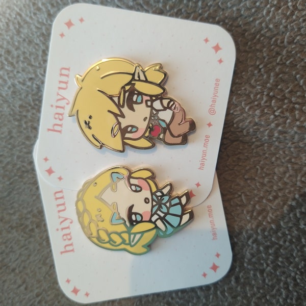 BOTW School Days Zelda & Link Hard Enamel Pins / Legend of Zelda ...