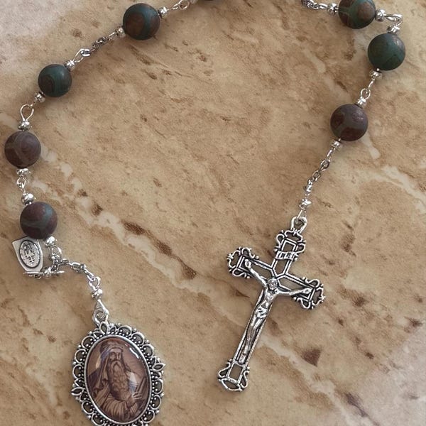 St Francis of Assisi Franciscan Crown Rosary Seraphic Rosary the Seven ...