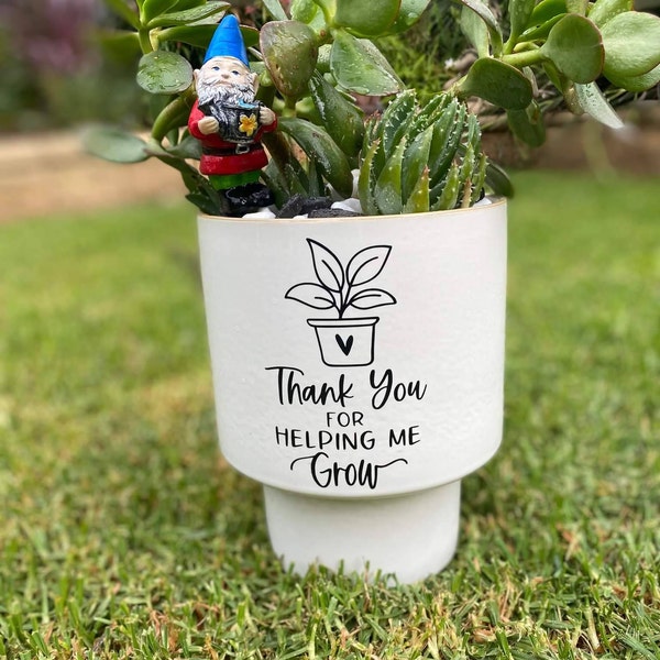 Thank You for Helping Me Grow Svg | Succulent Svg | Plant Svg | Gifts ...