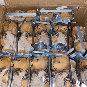 Teddy Bear Sachet Bags Baby Girl Shower Gift Personalized | Etsy