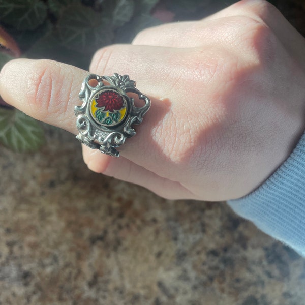 River Trail Sterling Silver Ring | Custom Trail Ring, Custom River Ring ...