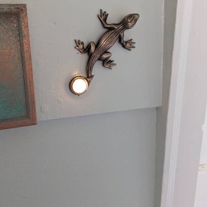 Frog Doorbell in Bronze - Etsy