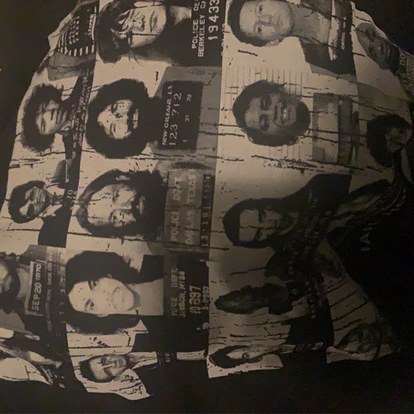 Rock and Roll T-shirt, Rock Star Mugshot, Band T-shirt, Rock Tshirt ...