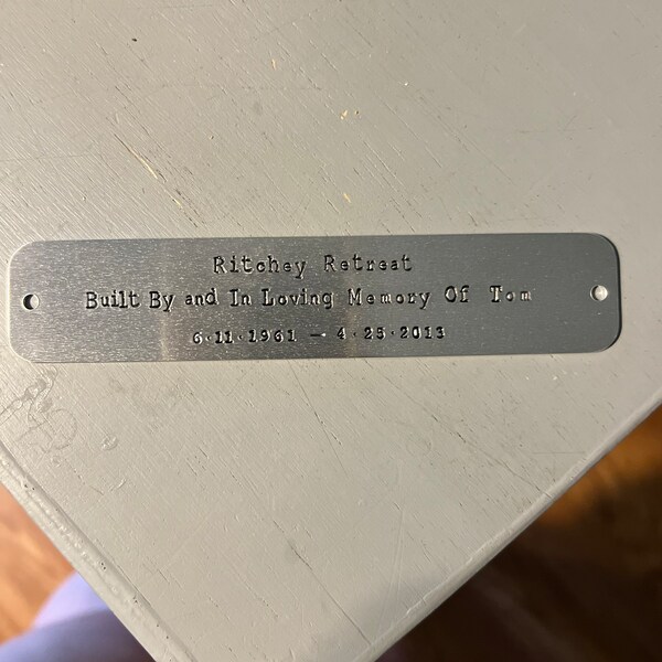 Hand Stamped Wallet Insert Card Customized Boyfriend Gift Gift for ...