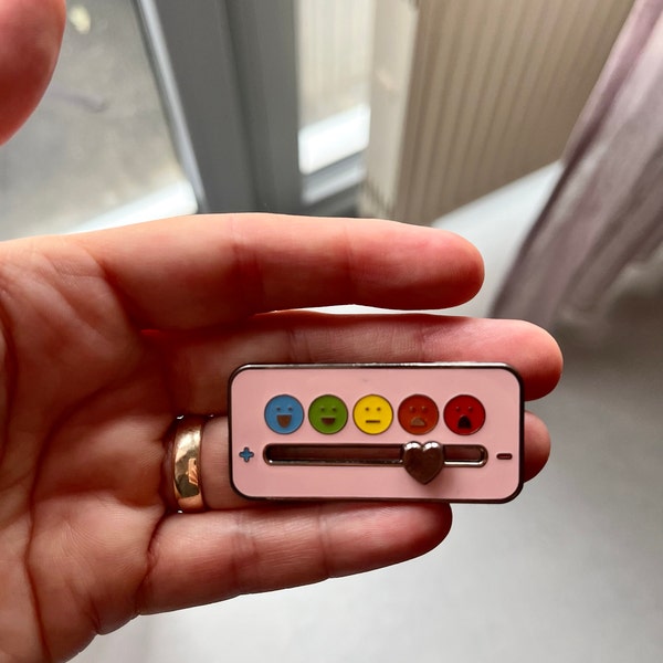 SLIDING ENAMEL PIN - Autism Pin, Nonverbal Pin, Mental Health, Chronic ...