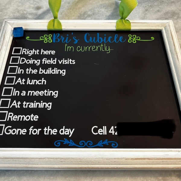 Cubicle Office,cubicle Decor,cubicle Sign,name Sign for Cubicle,at ...